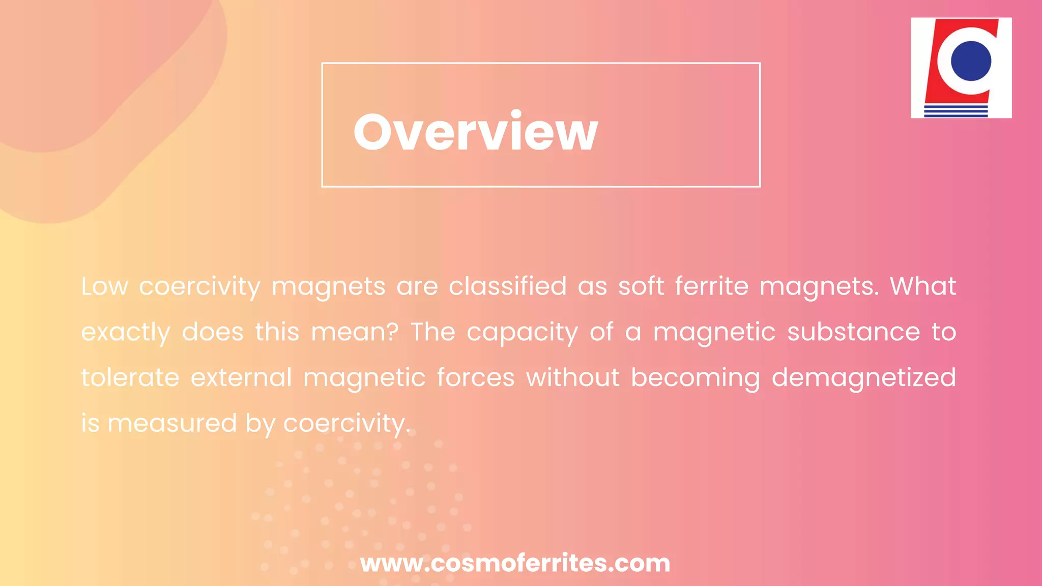 Soft Ferrites: Properties and applications | PPTX