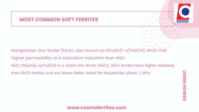 Soft Ferrites: Properties and applications | PPT