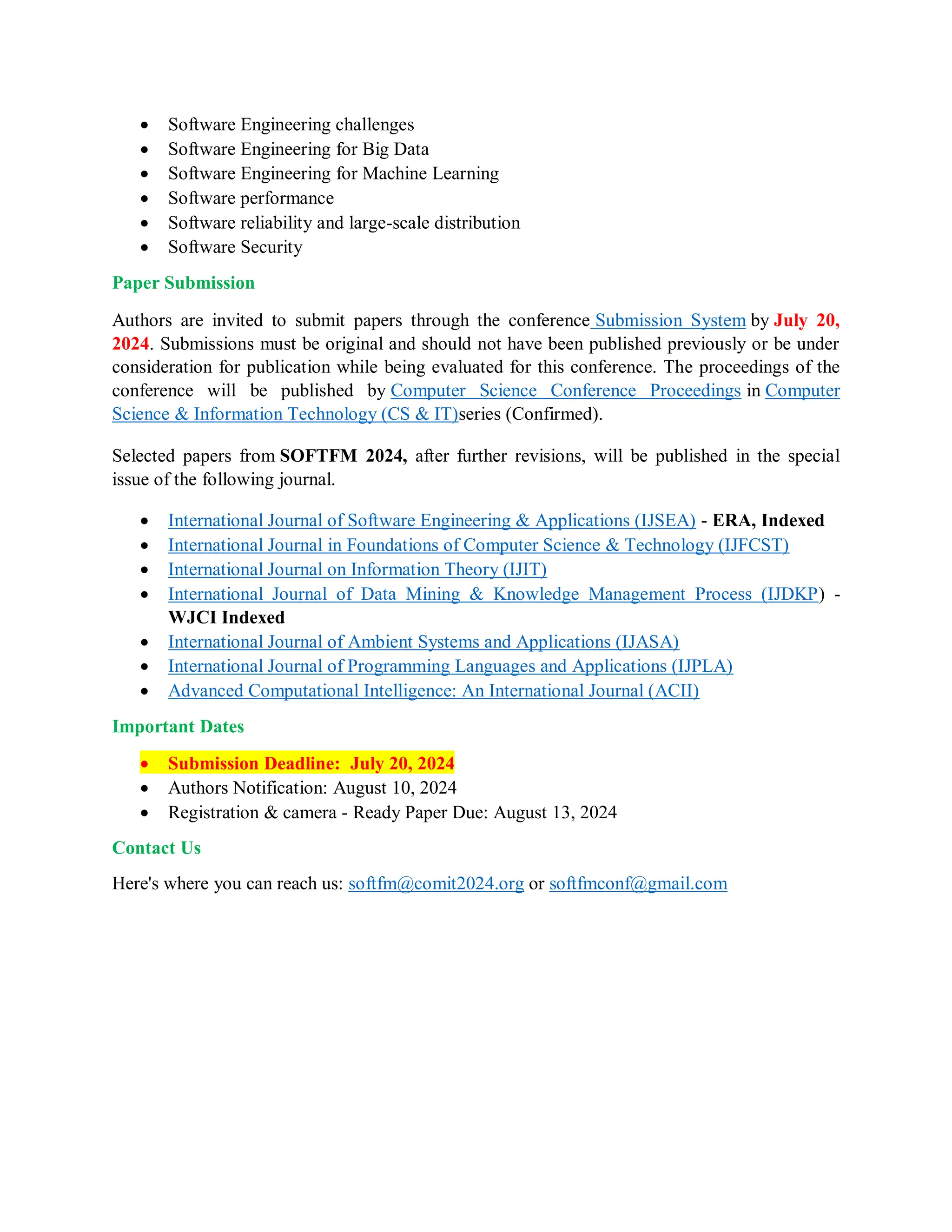 Registration is currently open **** 3rd International Conference on ...