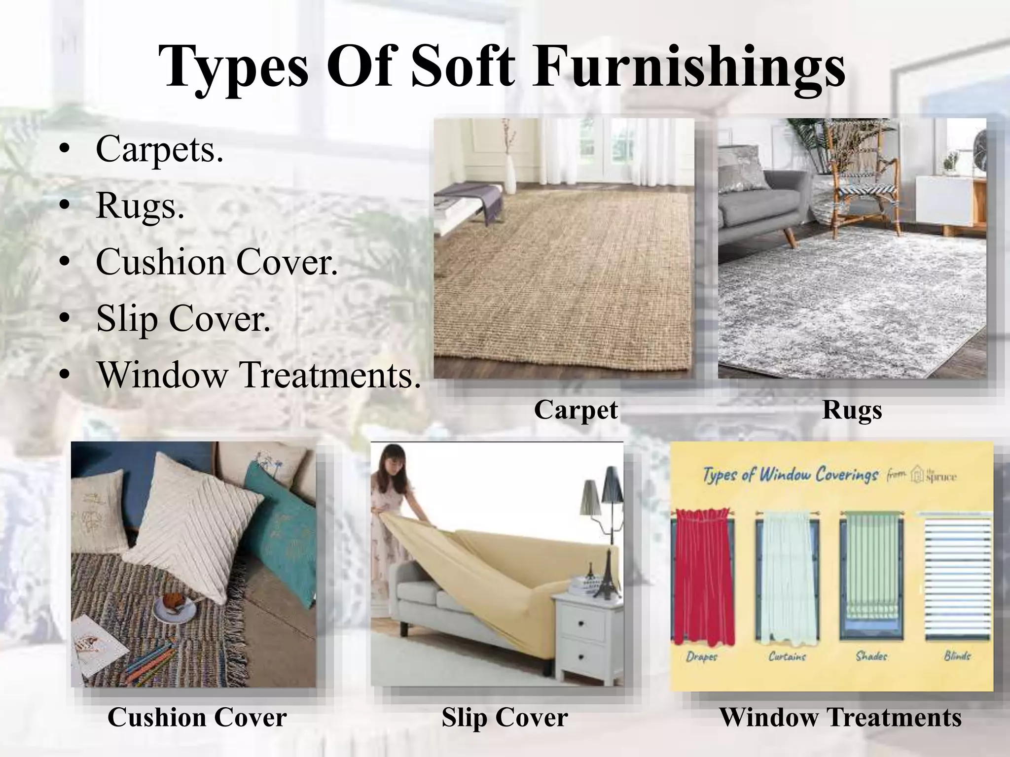 Soft furnishings | PPTX