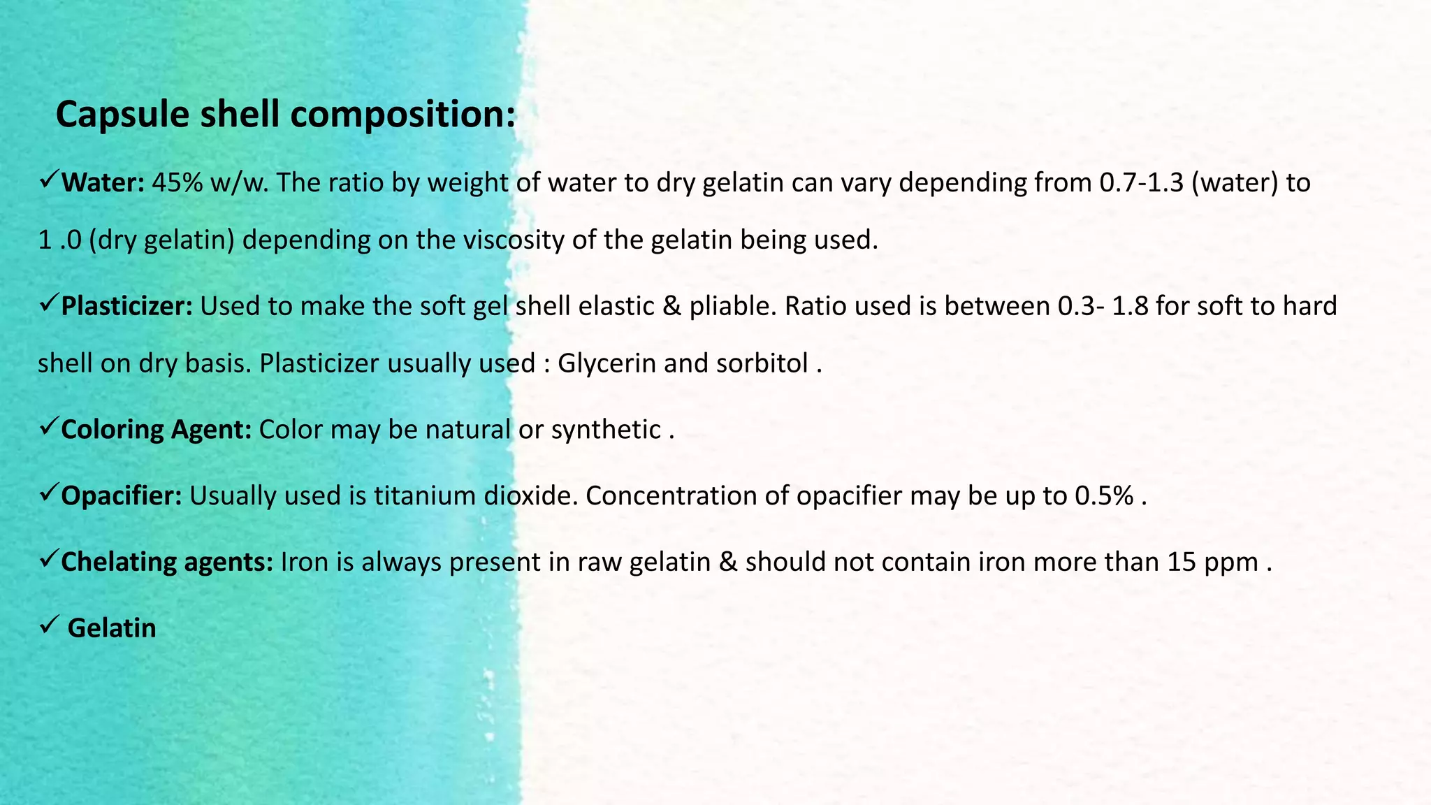 Soft gelatin capsule | PPTX