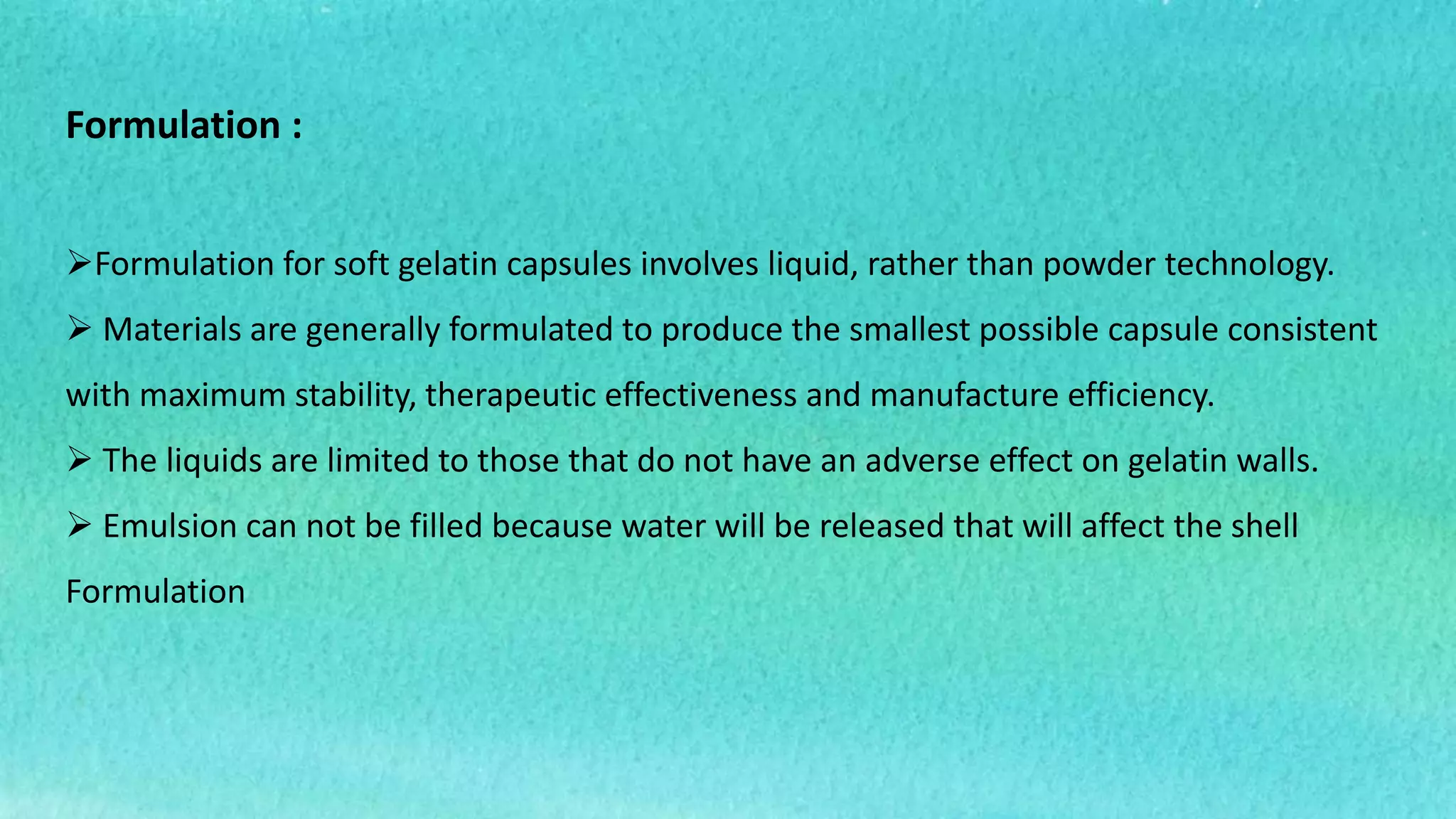 Soft gelatin capsule | PPTX