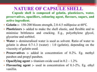 Soft gelatin capsules | PPTX