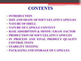 Soft gelatin capsules | PPTX