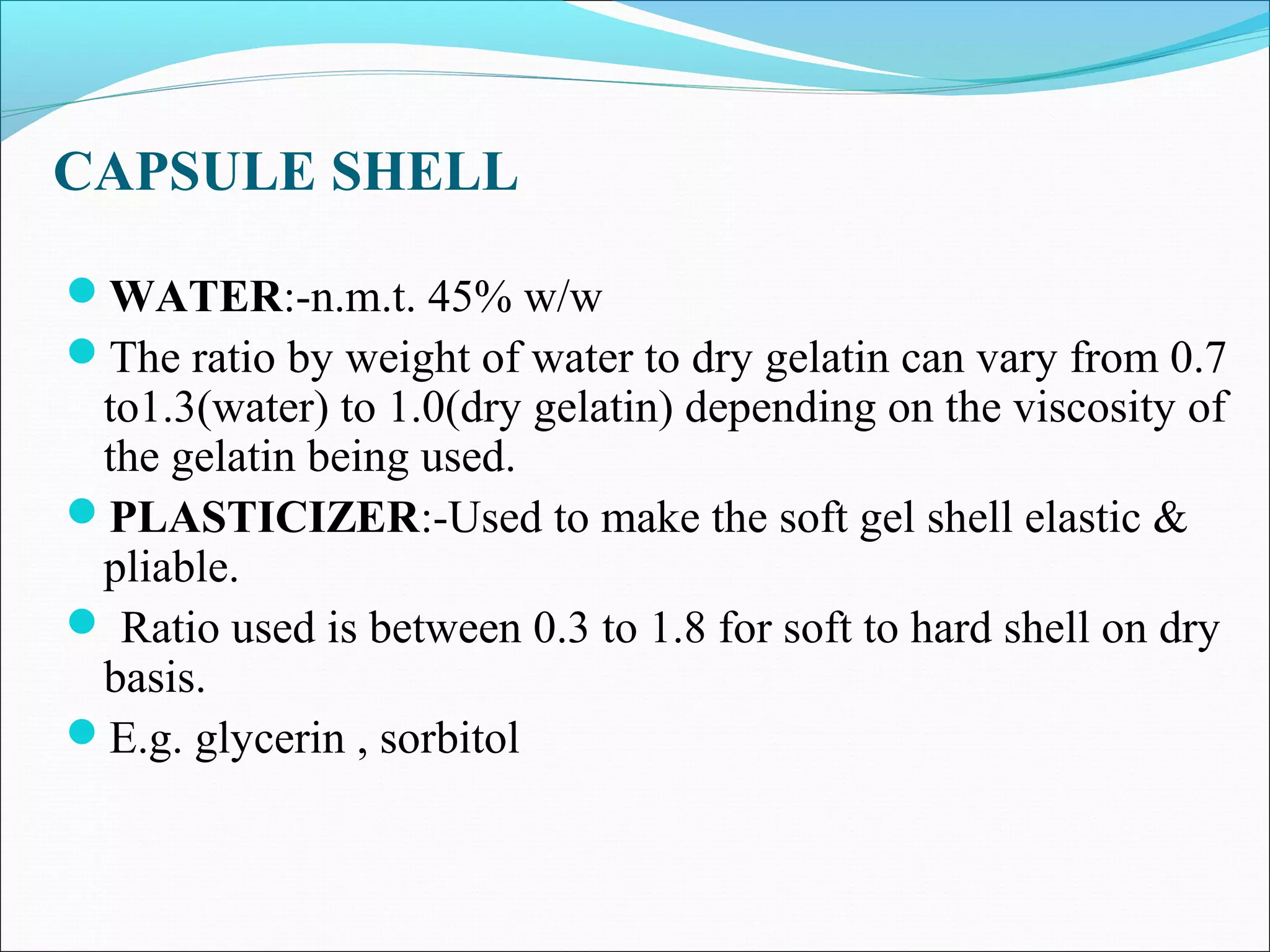 Soft gelatin capsules | PPT