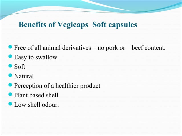 Soft gelatin capsules | PPT | Chemistry | Science