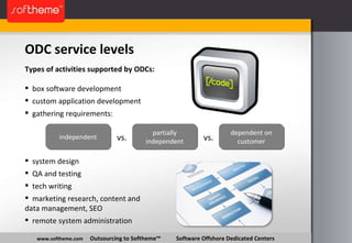 Dedicated Offshore Development Centers: a popular trend in outsourcing ...