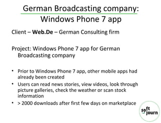 Softjourn mobile experience | PPT
