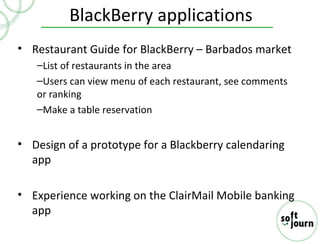 Softjourn mobile experience | PPT