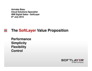 SoftLayer Value Proposition v1.04