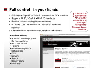 SoftLayer Value Proposition v1.04
