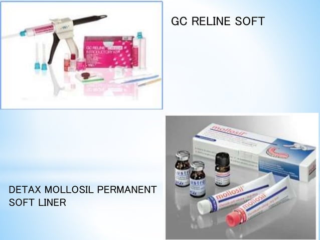 Soft liners and tissue conditioners | PPTX | Dental Health | Diseases ...