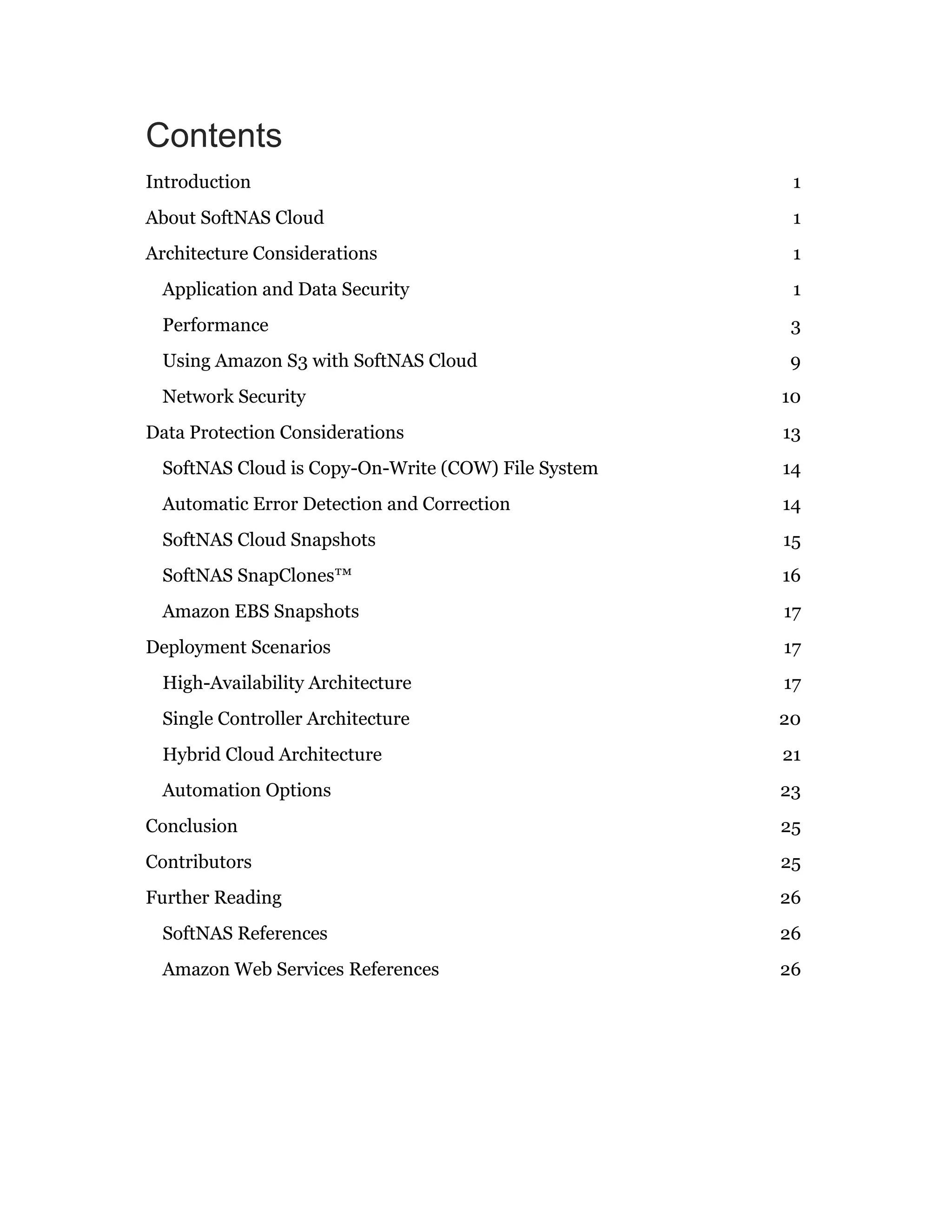 SoftNAS Cloud NAS Architecture on AWS whitepaper | PDF