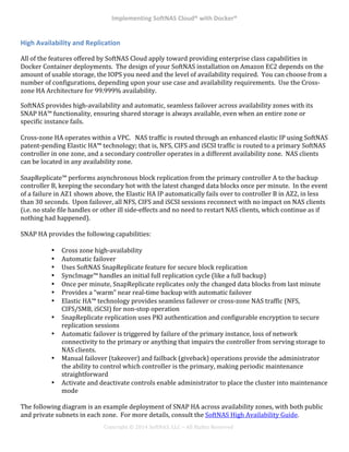 Implementing SoftNAS Cloud with Docker | PDF