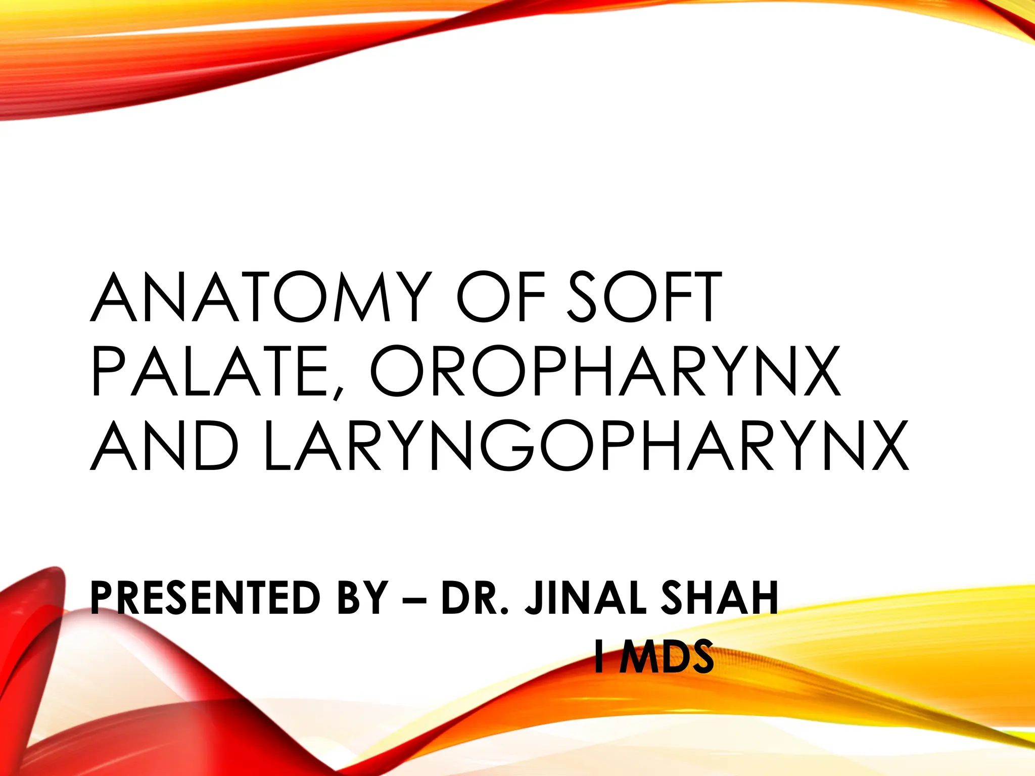 soft palate and pharynx and applied anatomy | PPT