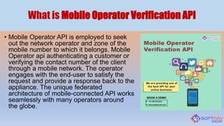 Softpay Mobile operator Verification API Company.pptx | Free Download