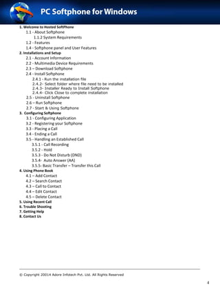 Hosted VoIP softphone for small business | PDF