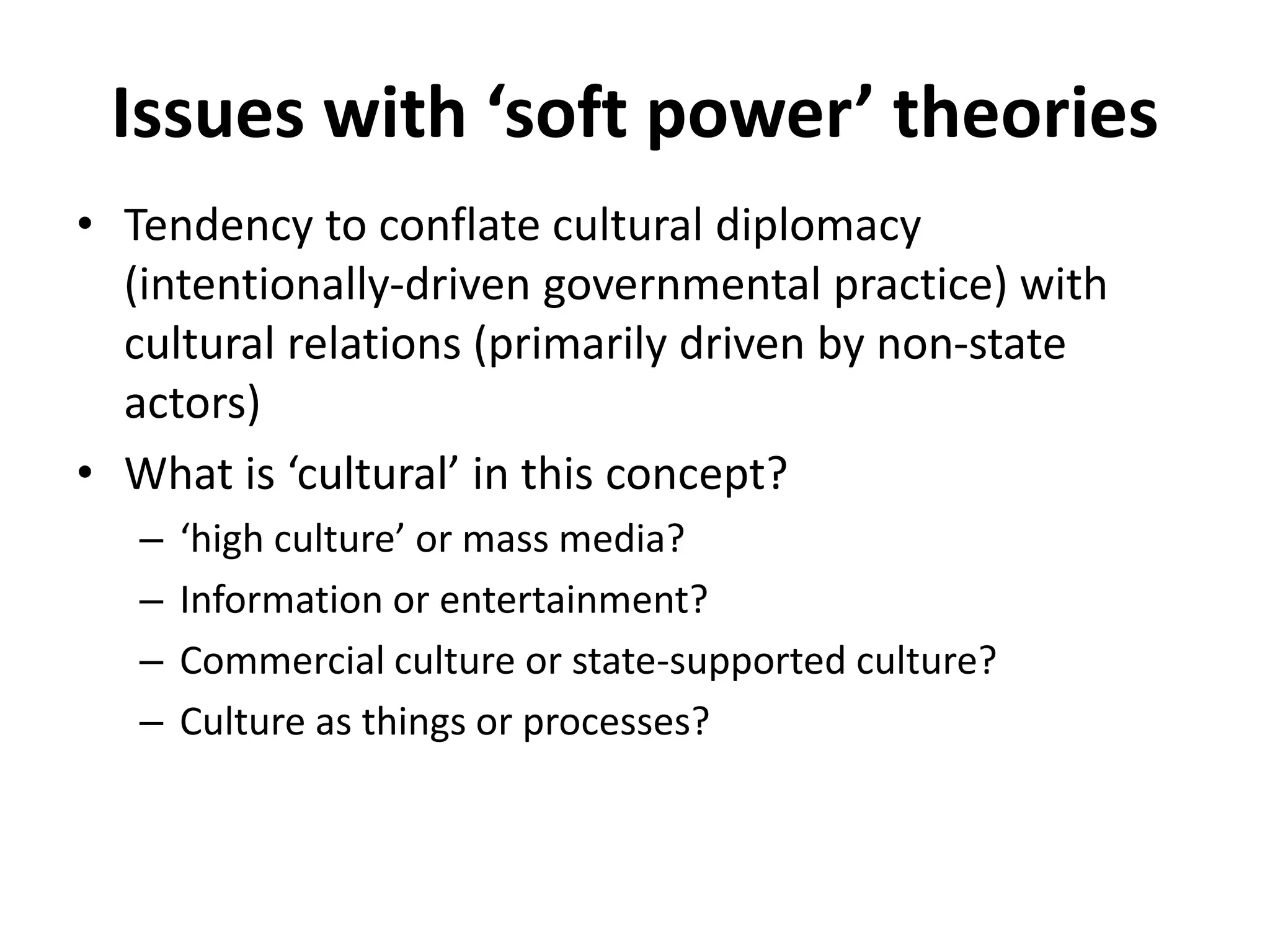 Soft power cultural studies post globalization | PPTX