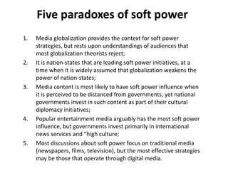 Soft power cultural studies post globalization | PPTX