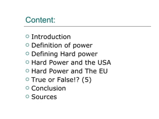 Soft Power Vs Hard Power | PPT
