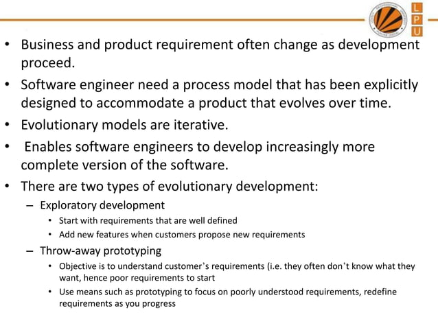 Software Process Models | PPT