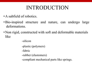 Soft robotics | PPTX
