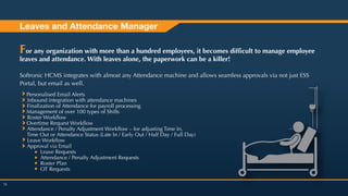 Softronic hcms v4 brochure (enterprise edition) | PPT