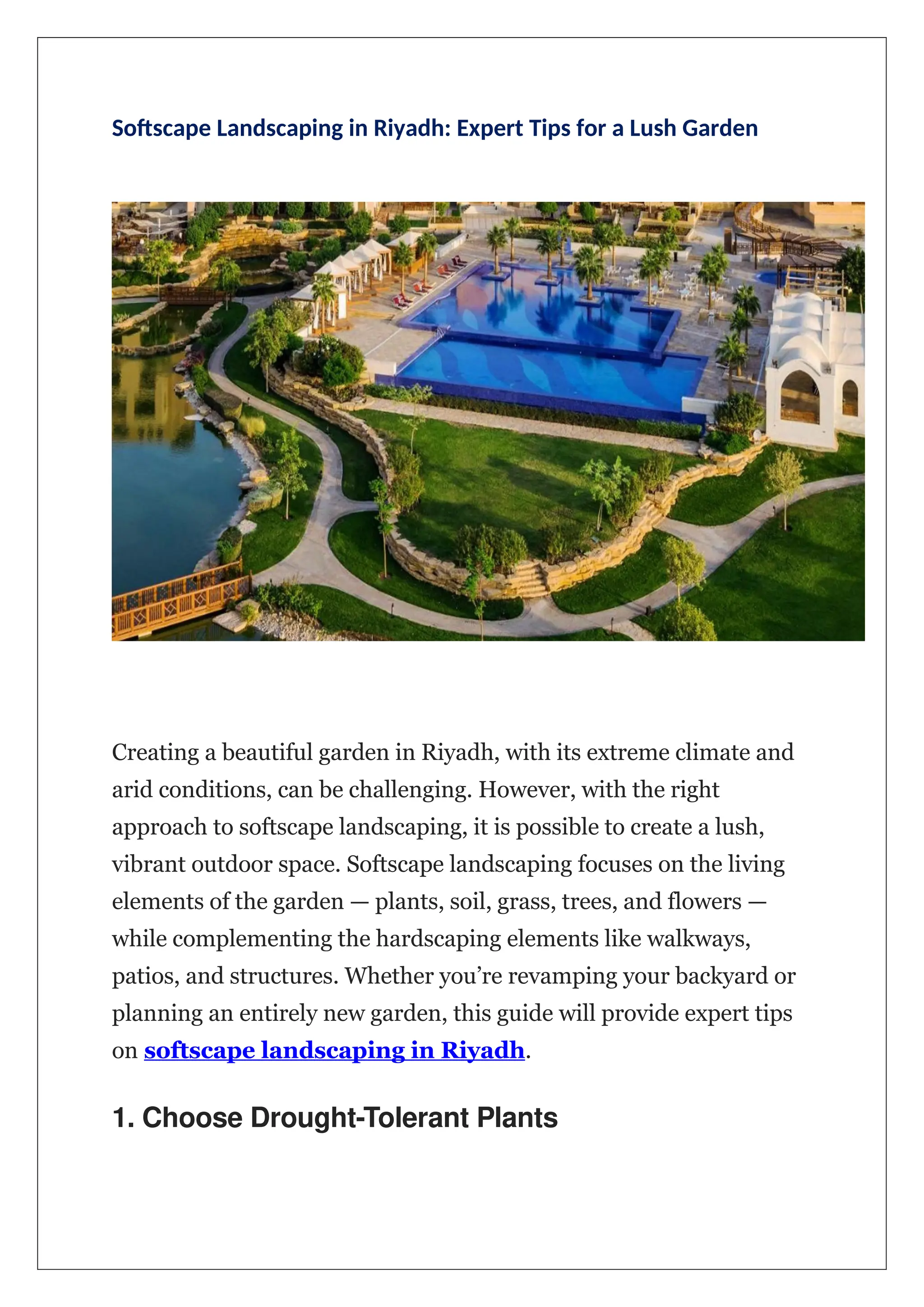 Softscape Landscaping in Riyadh- Expert Tips for a Lush Garden.docx
