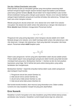 pengantar metode numerik | PDF