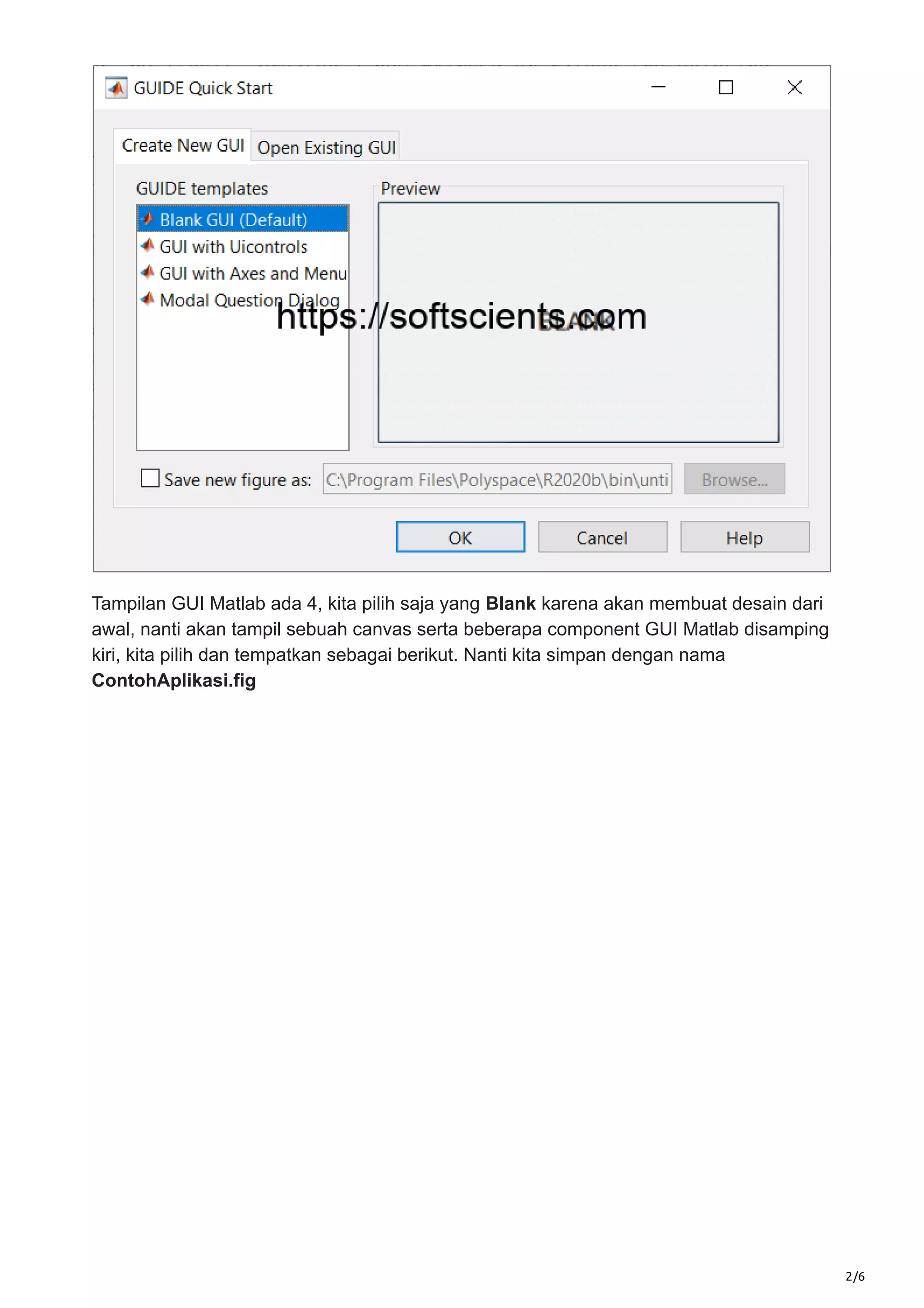 cara membuat aplikasi gui di matlab | PDF