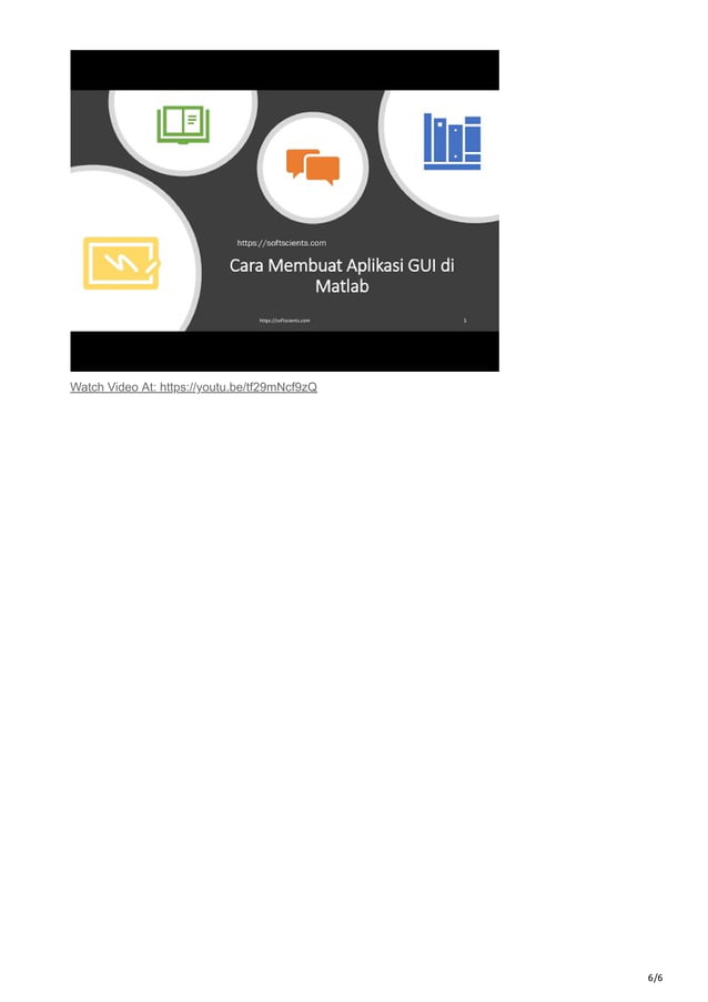 cara membuat aplikasi gui di matlab | PDF