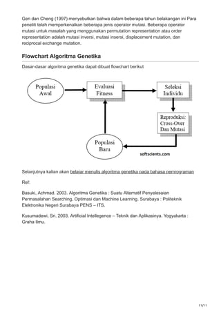 tutorial algoritma genetika bagian 1 | PDF
