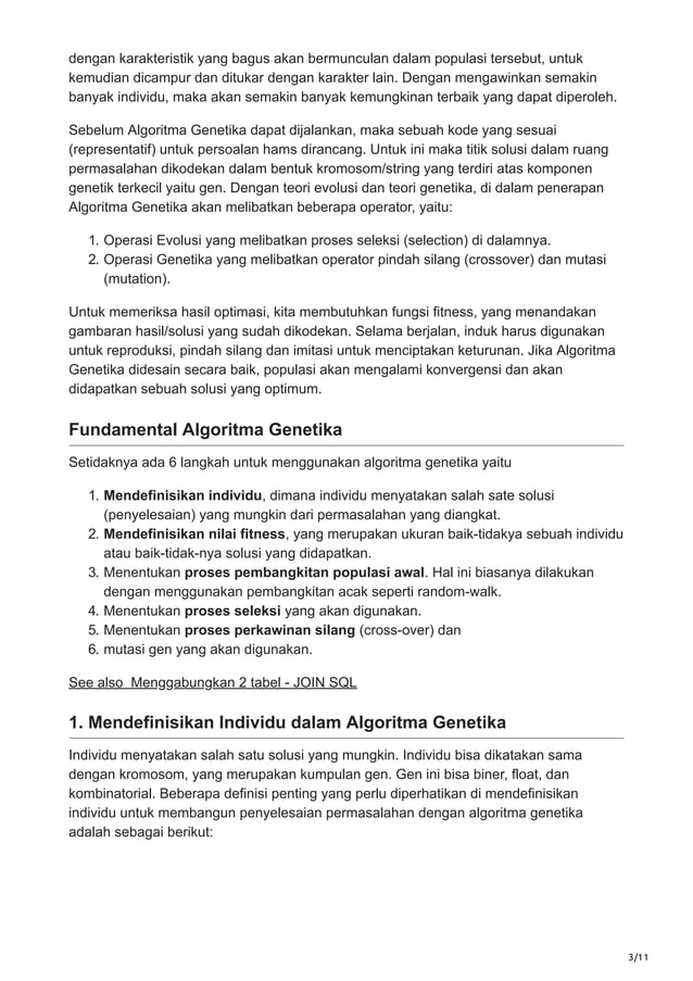 tutorial algoritma genetika bagian 1