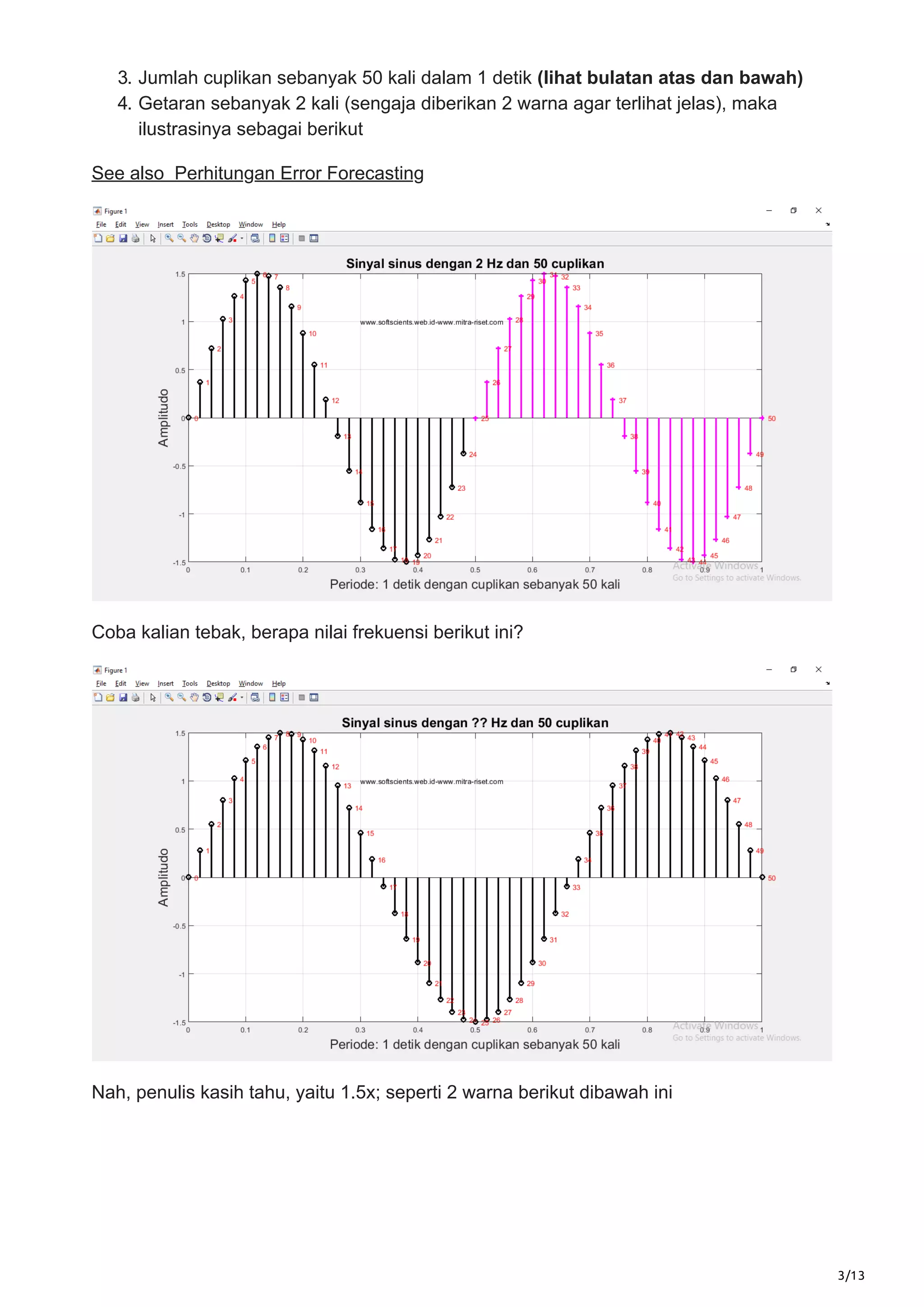 pengolahan sinyal digital dengan matlab | PDF
