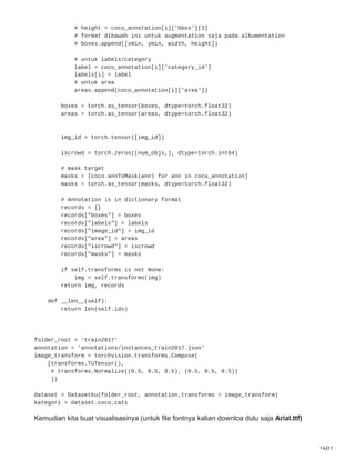 softscients.com-Belajar mengenai Format YOLO Pascal VOC dan COCO serta Trimap pada Dataset Deep ...