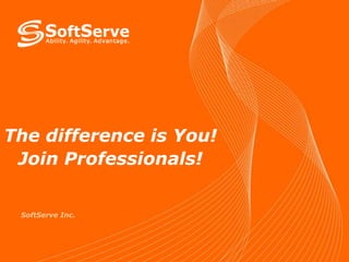Soft Serve Presentation | PPTX | Computing | Technology & Computing