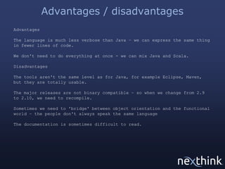 Softshake 2013: 10 reasons why java developers are jealous of Scala developers | PPT