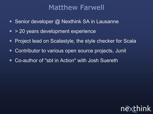 Softshake 2013: 10 reasons why java developers are jealous of Scala ...