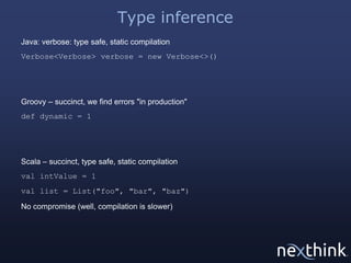 Softshake 2013: 10 reasons why java developers are jealous of Scala ...