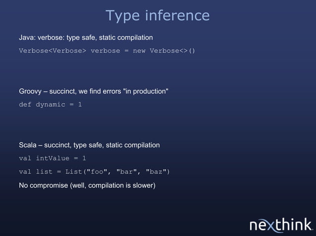 Softshake 2013: 10 reasons why java developers are jealous of Scala ...