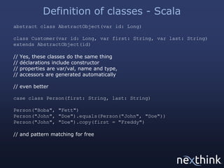 Softshake 2013: 10 reasons why java developers are jealous of Scala ...