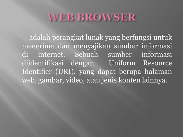Perkembangan Teknologi Web Browser | PPT