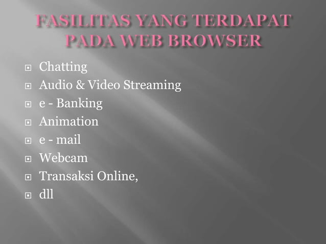 Perkembangan Teknologi Web Browser | PPT