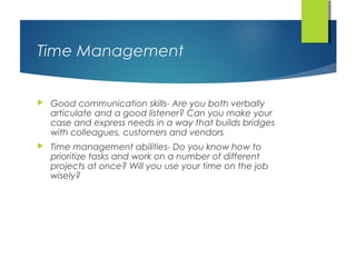 Soft skill at work place | PPT