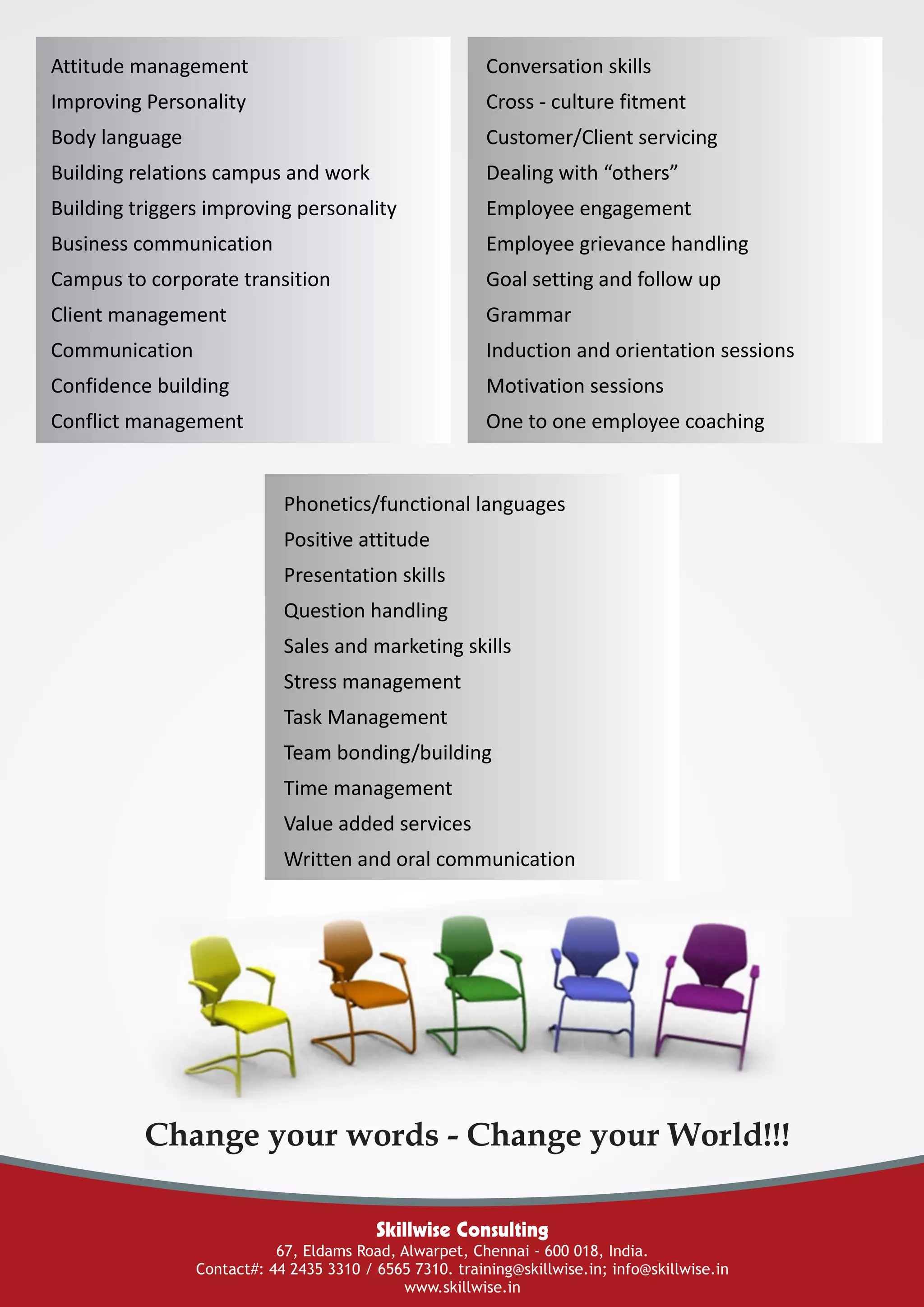 Skillwise Softskill Training Workshop | PDF