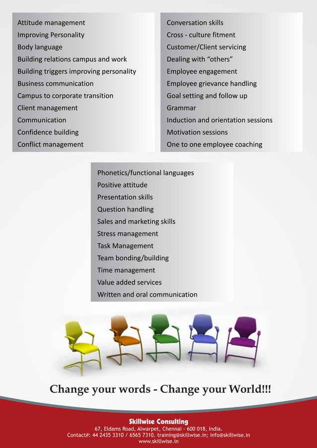 Skillwise Softskill Training Workshop | PDF | Vocational Training | Careers