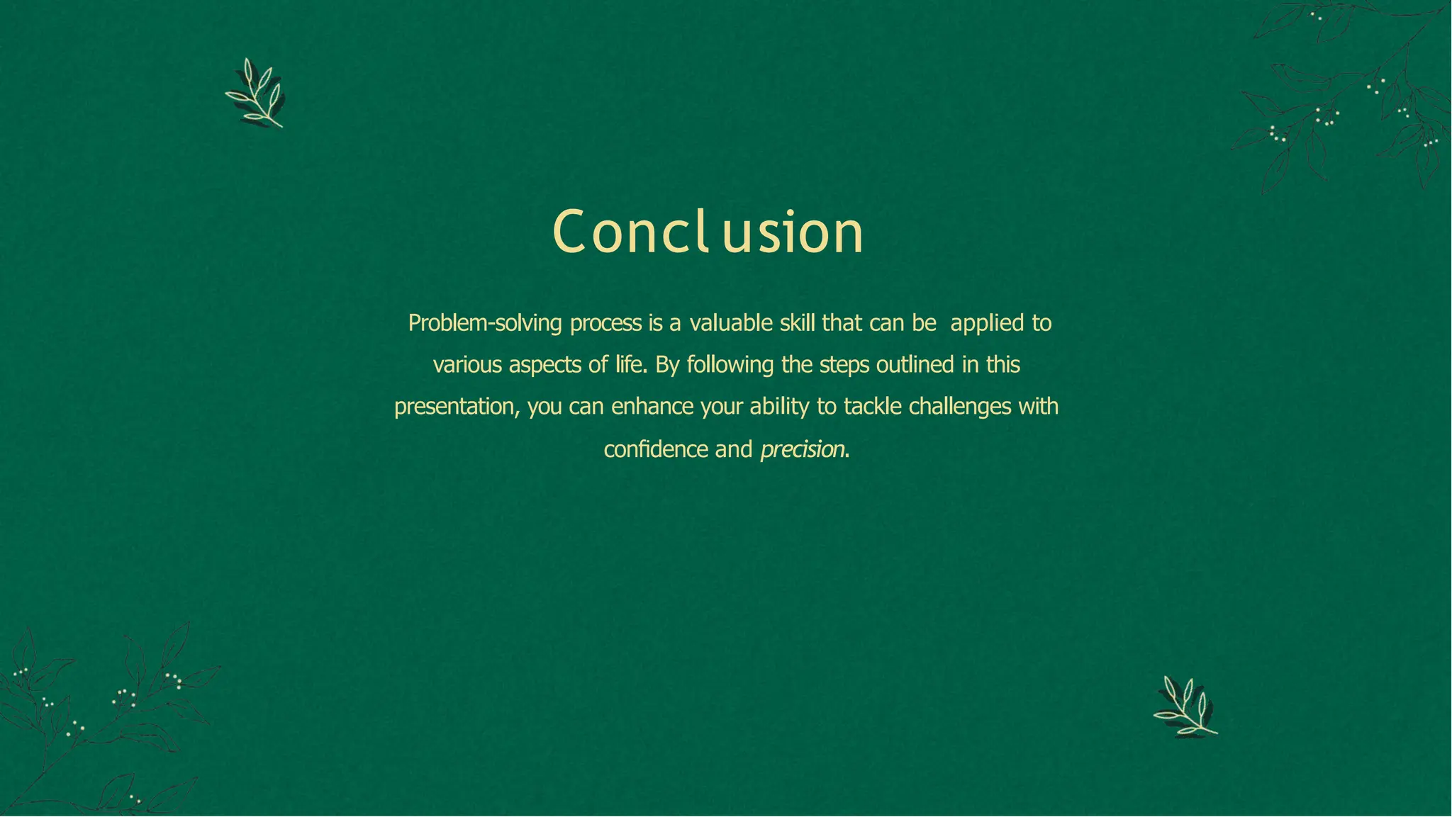 Soft skill : Steps in Problem Solving process | PPT