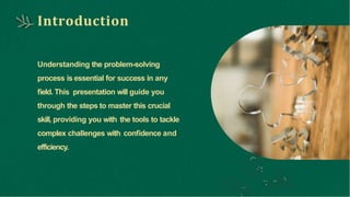 Soft skill : Steps in Problem Solving process | PPT