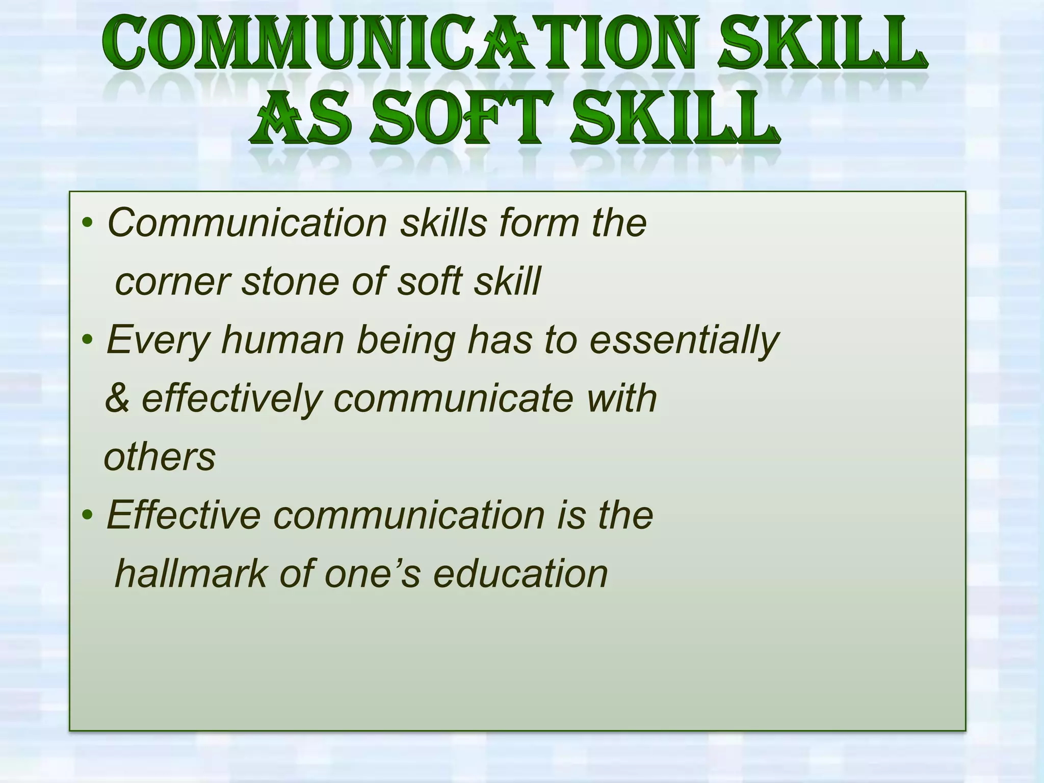 Soft skill for managers | PPTX