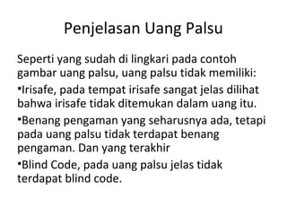 HAKI uang palsu | PPT